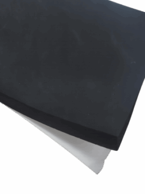 UNEO25 foam sheet, black with adhesive - Utechfoam